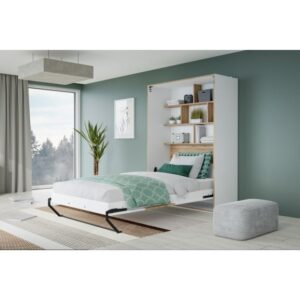 Pat Multifunctional Smartway Alb Si Stejar Catania, 137.5 Cm - Mobilier ...